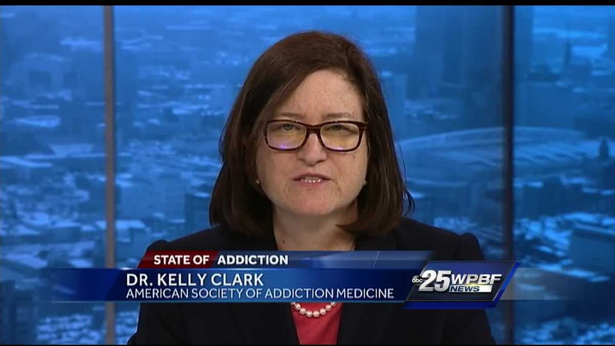 Dr. Kelly Clark with the American Society of Addiction Medicine speaks ...