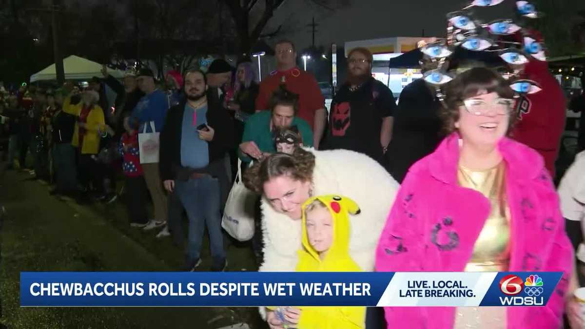 Wet weather prompts small changes to Krewe of Chewbacchus parade