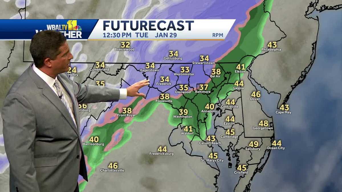 Chilly Monday afternoon, calm before the storm