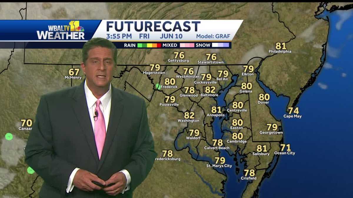 Baltimore Weather: Warm, sunny Friday to end the work week!