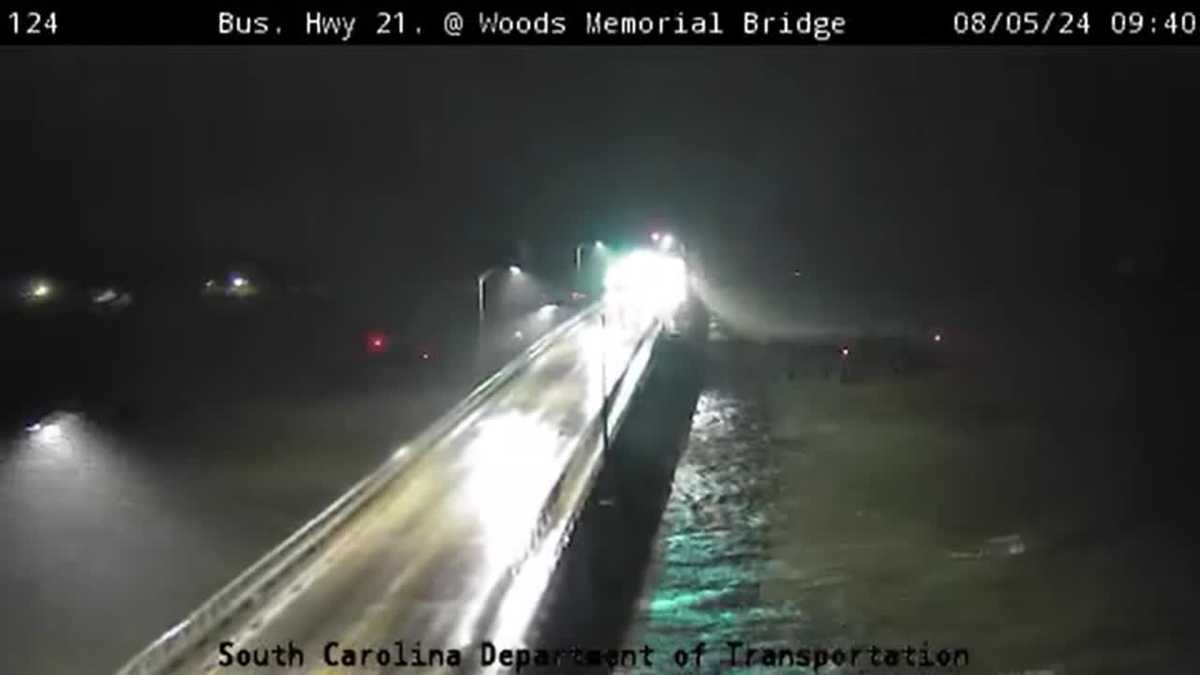 Beaufort: Video shows heavy wind, rain during tropical storm