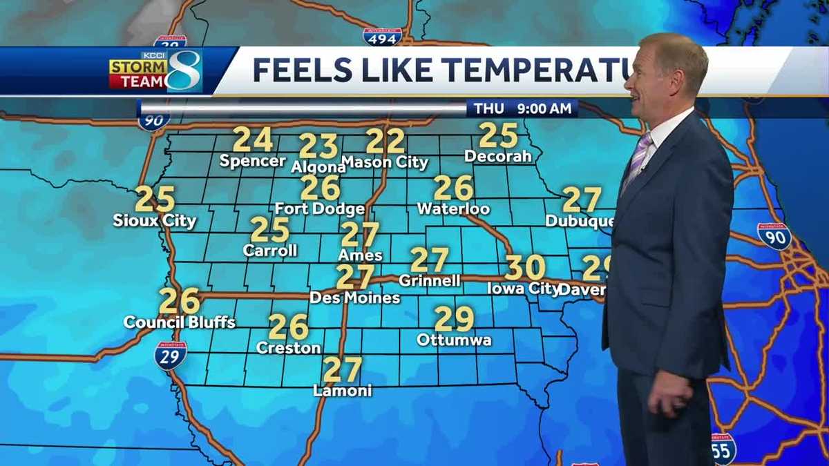 Videocast: Thursday morning will be very chilly