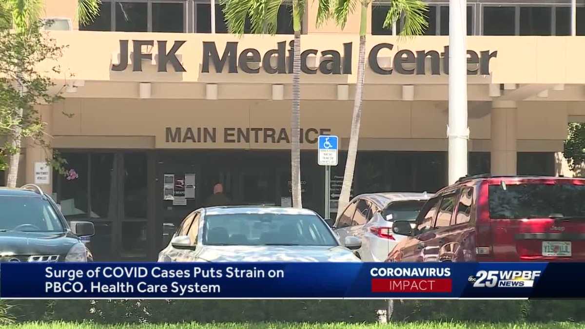 Doctors seeing a surge in COVID-19 patients at JFK Medical Center