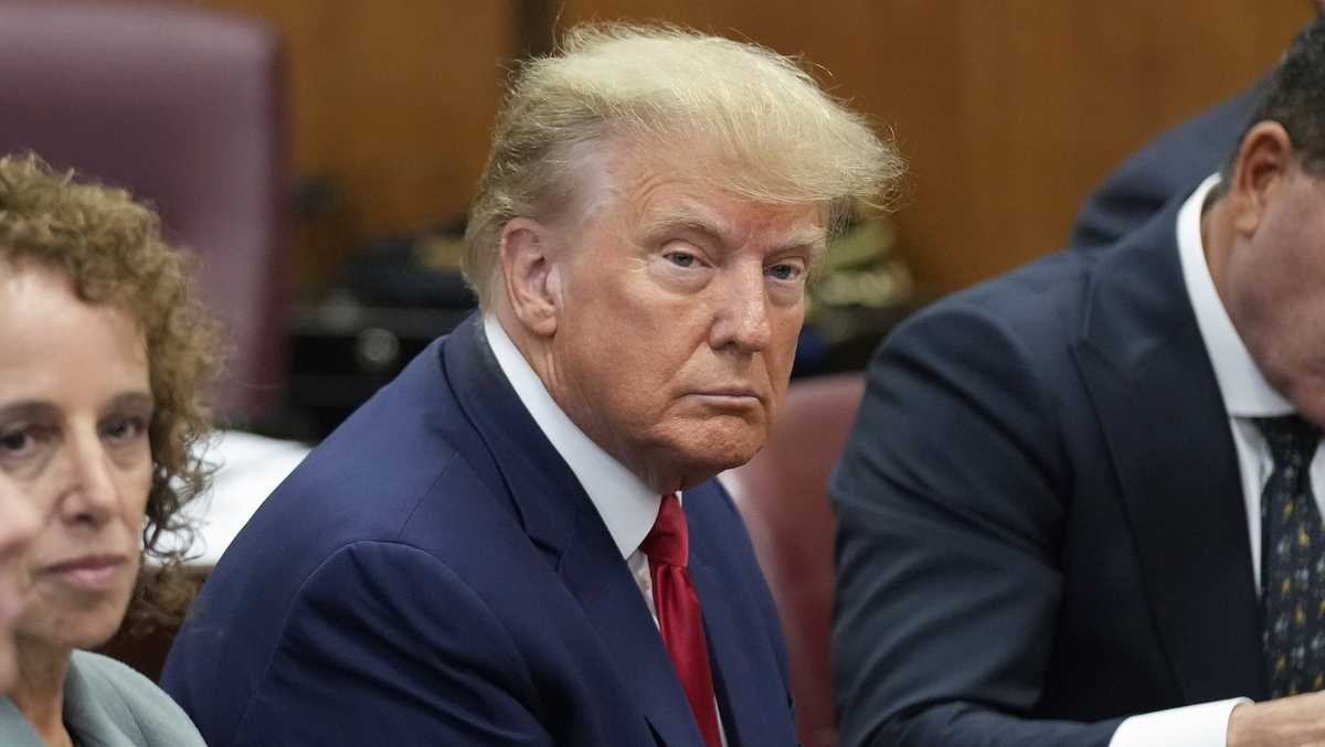 What former President Donald Trump looked like inside NYC courtroom amid arraignment