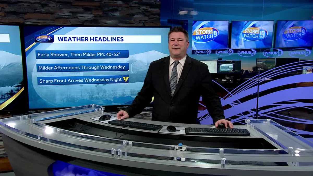 NH forecast video: Mild start to week, but cold front approaches