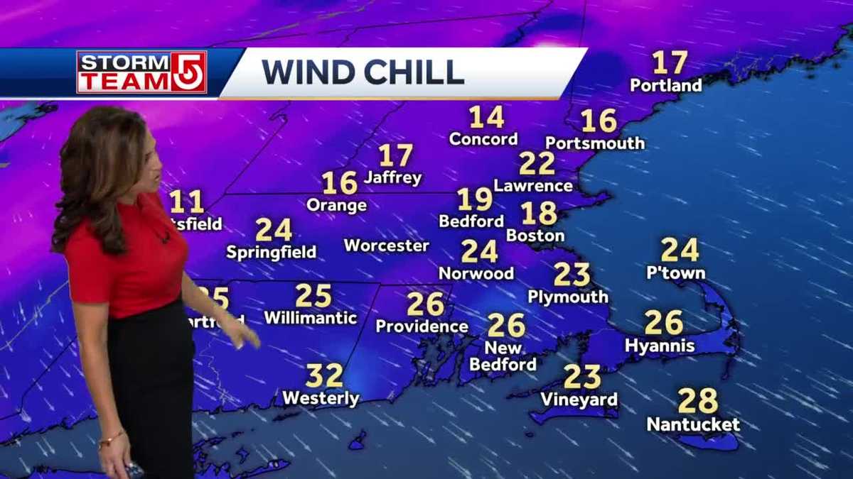 Video: Short-lived cold snap moves in