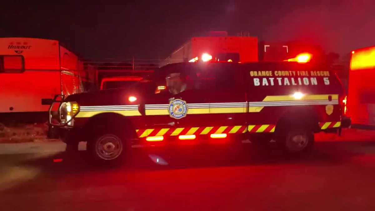 Central Florida fire rescue crews roll out to Bay County wildfire