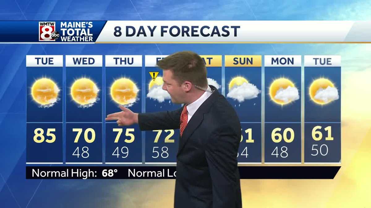 Nice weather to kick off the short work week