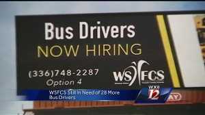 WSFCS still looking for bus drivers