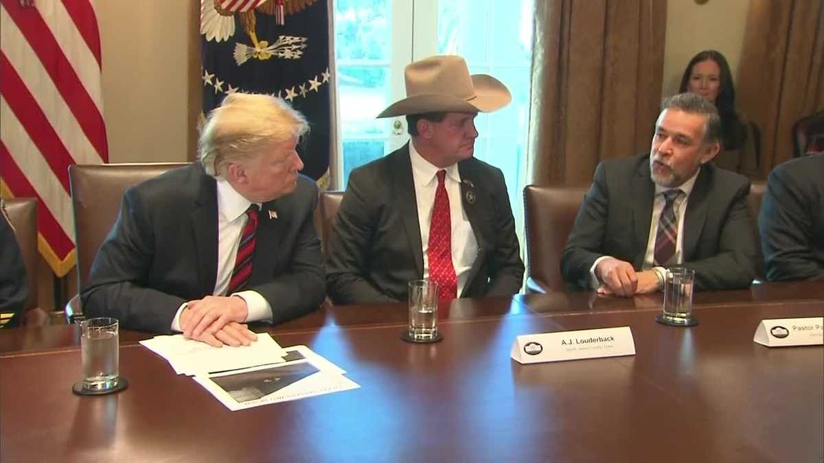 President Trump talks border security with community leaders