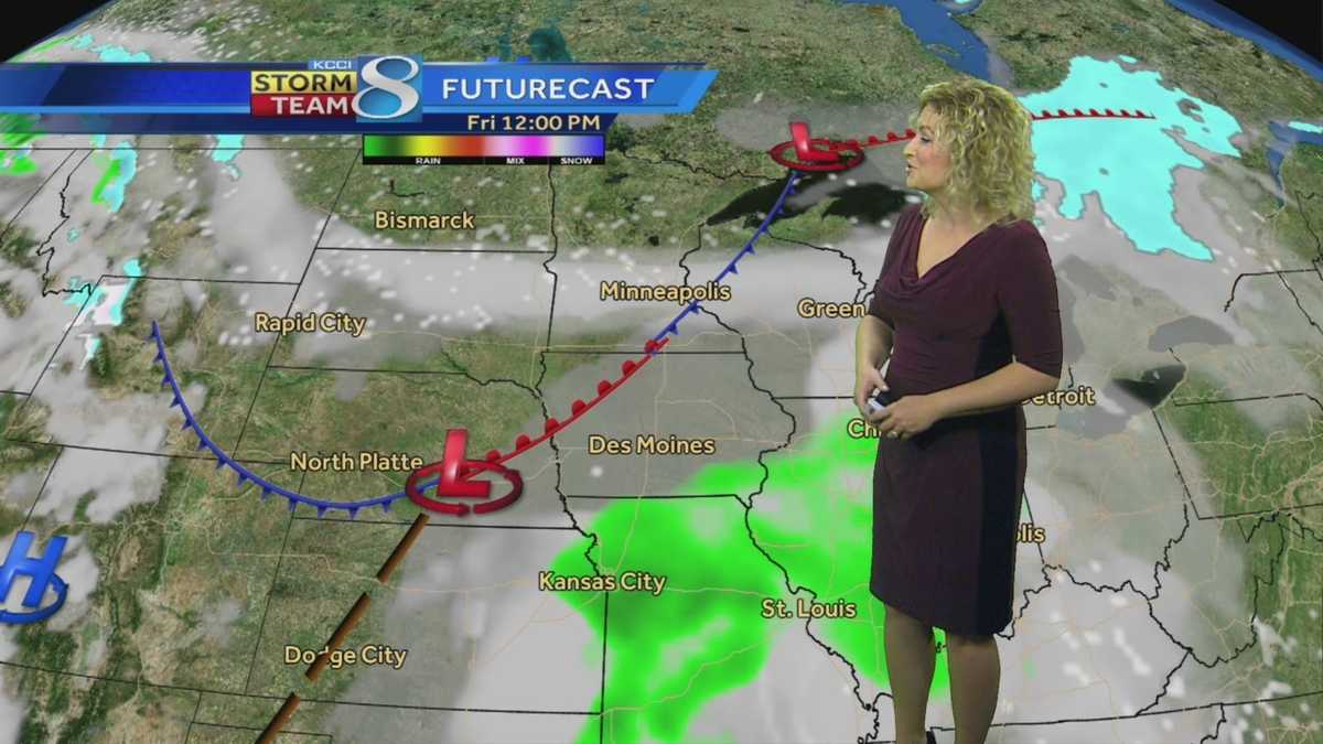 KCCI 8 noon video forecast