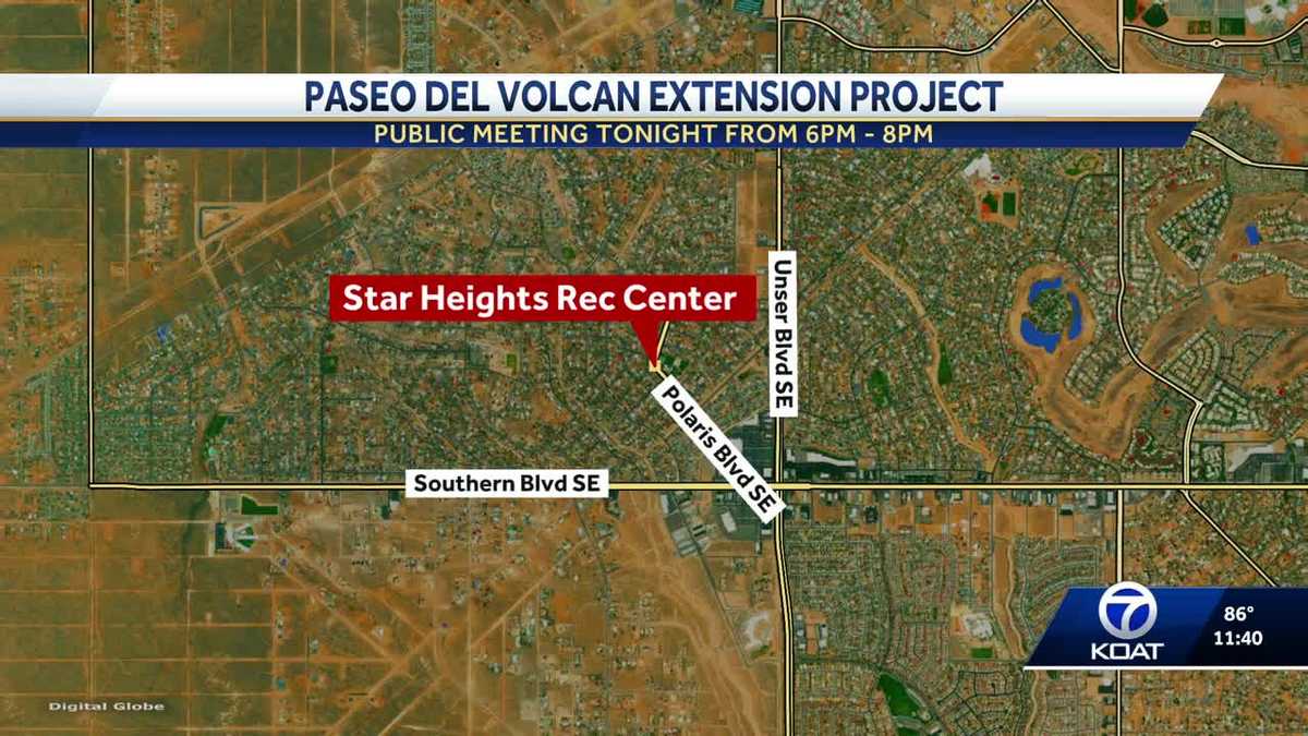 Paseo Del Volcan extension project coming to Rio Rancho