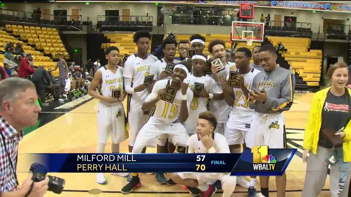 Video: Perry Hall boys win Baltimore County basketball title