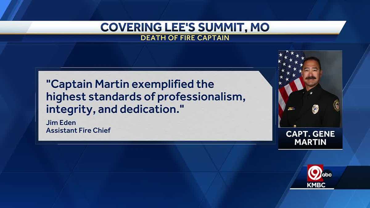 Services announced for Lee's Summit Fire Department fire captain