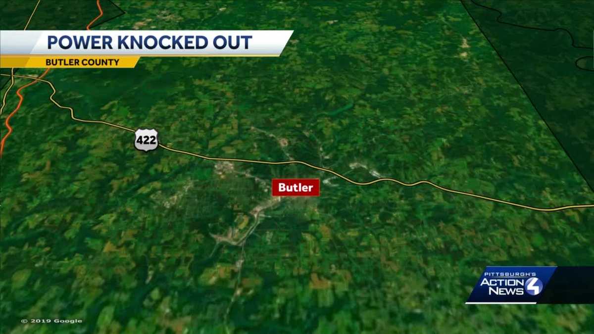 Hundreds of customers without power following crash in Butler