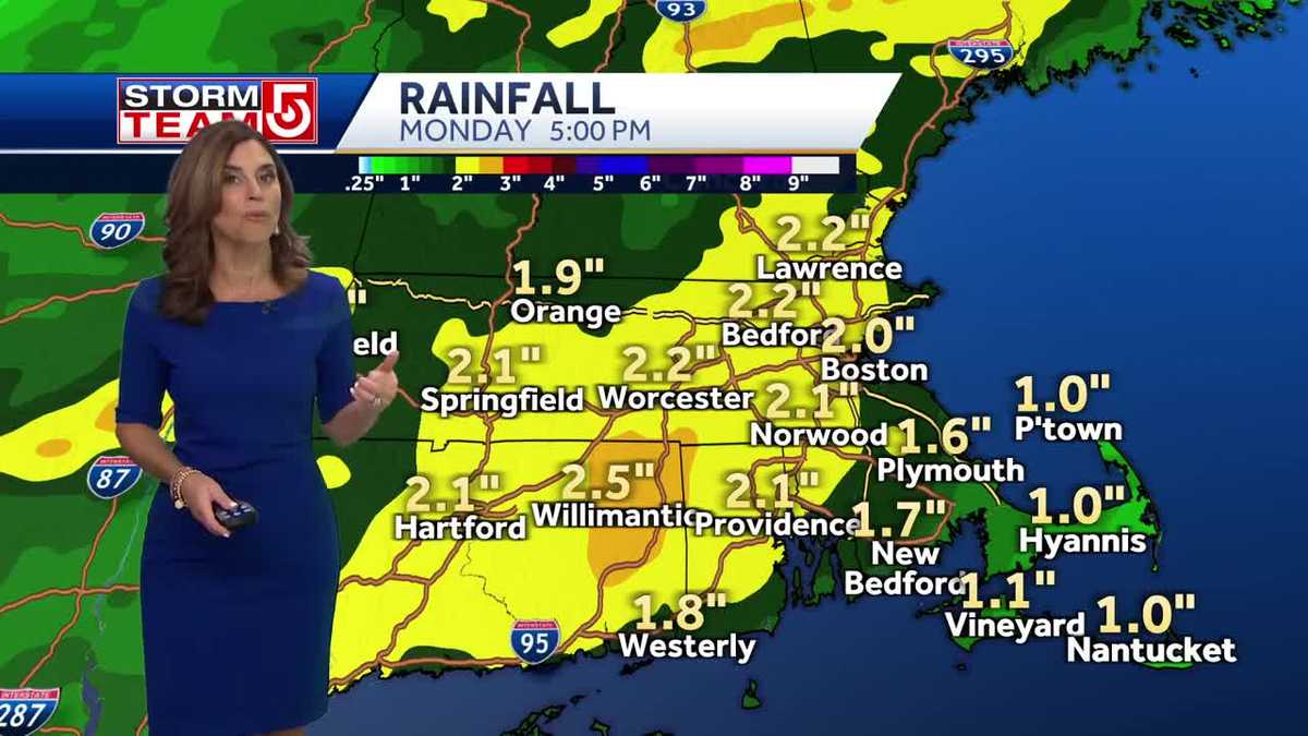 Video: Frigid day; heavy rain and gusty winds in forecast