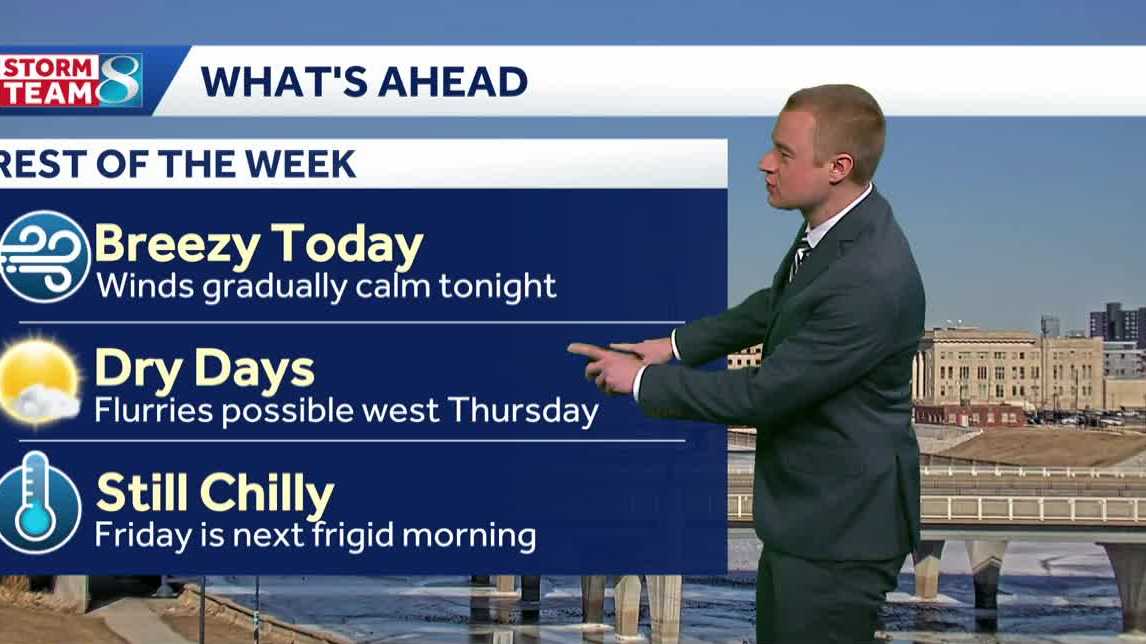 Des Moines weather: Wind chills remain in single digits above zero at ...