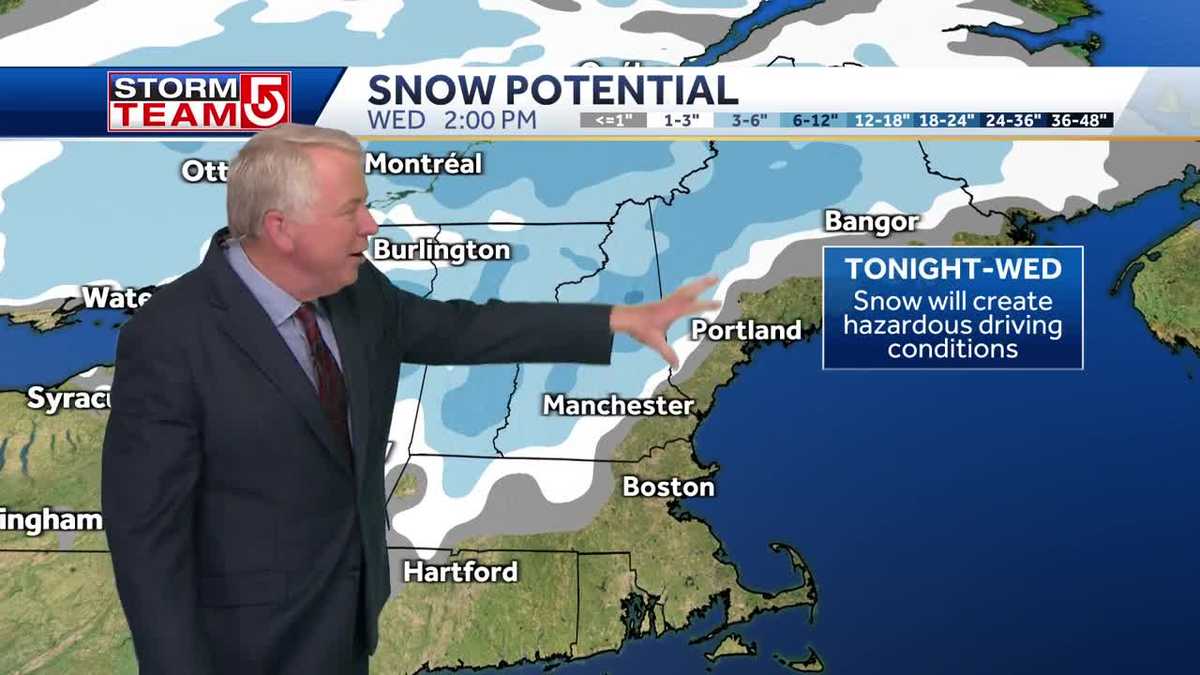 Video: Snow, rain, wind to impact pre-Thanksgiving travel in New England