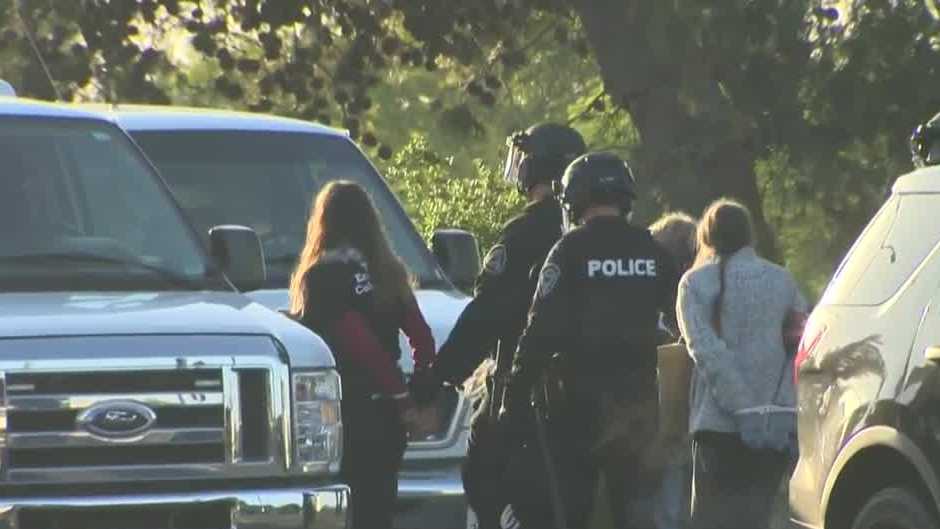 12 arrested after 'human blockade' demonstration at Travis Air Force ...