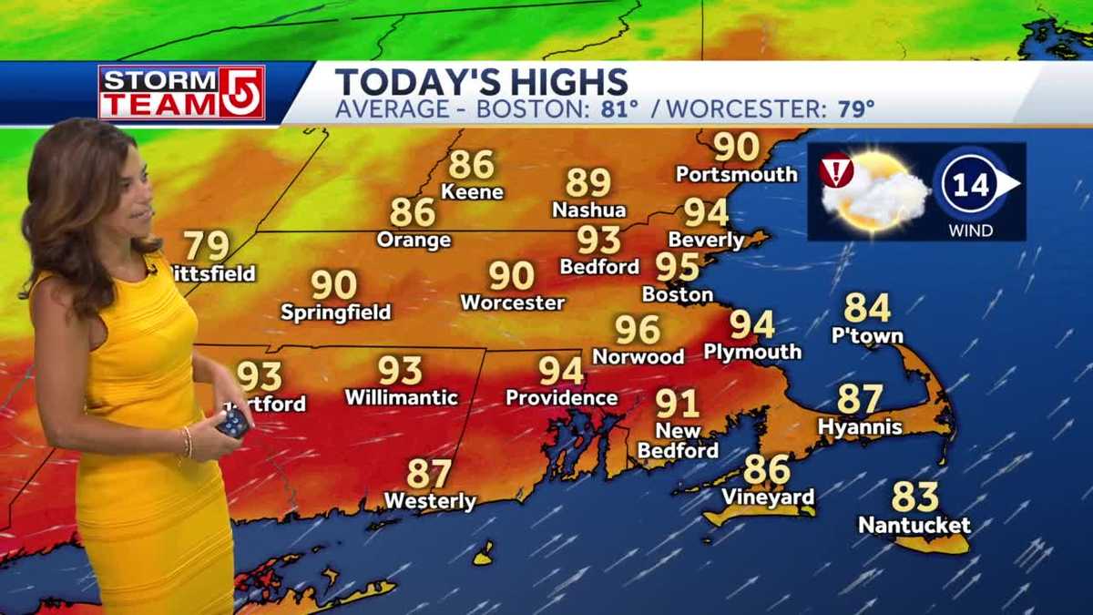Video: One more day of oppressive heat