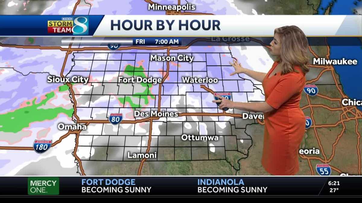 Tracking next snow system