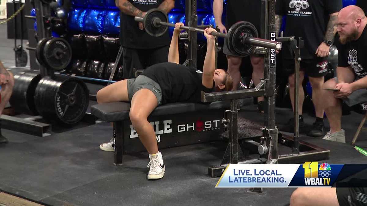 Officers powerlift to raise funds for Amy Caprio Classic