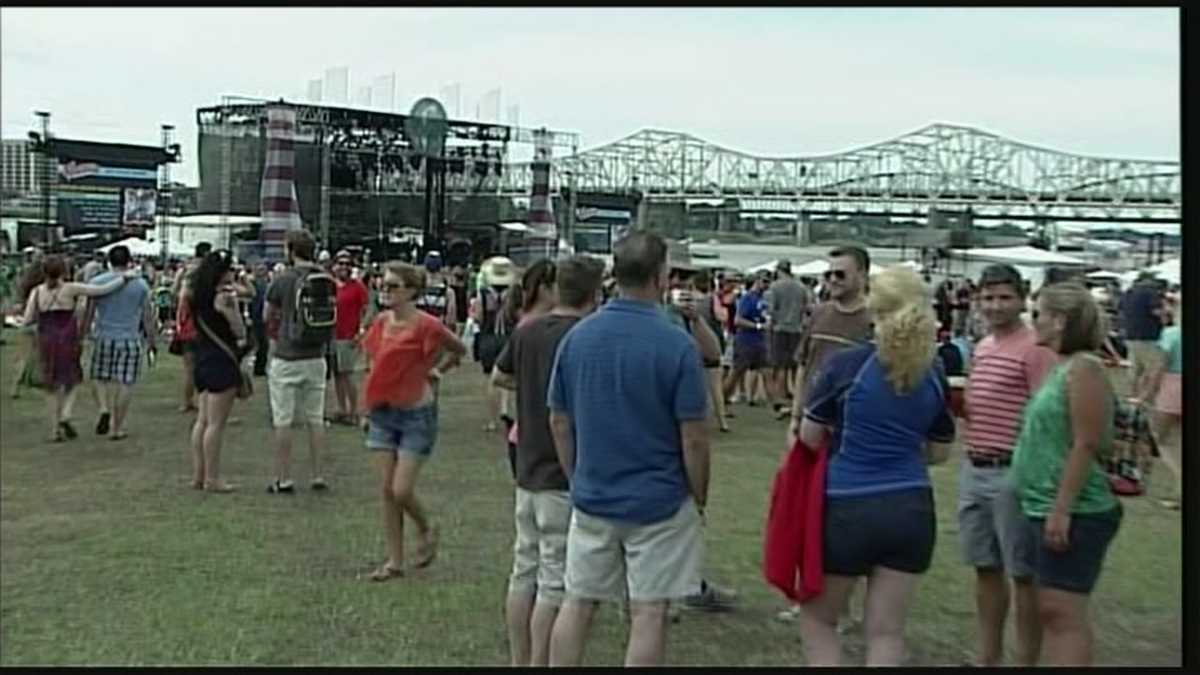 Forecastle Festival back underway after brief weather delay