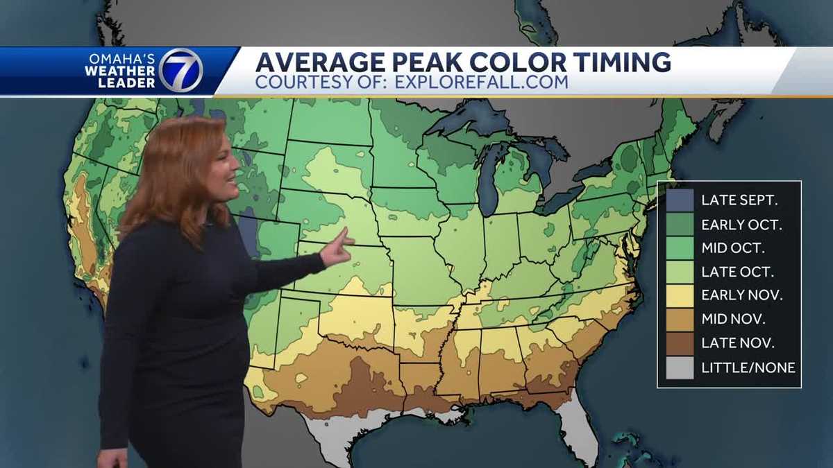 Omaha fall leaf forecast