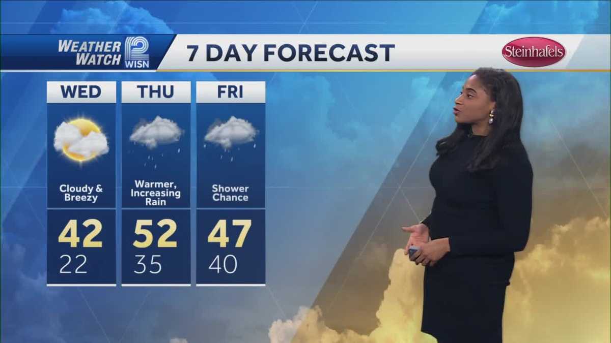 Weather: Warmer Wednesday