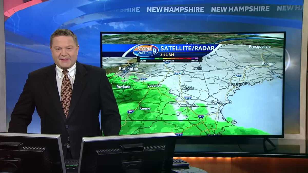 Watch: Sunday showers