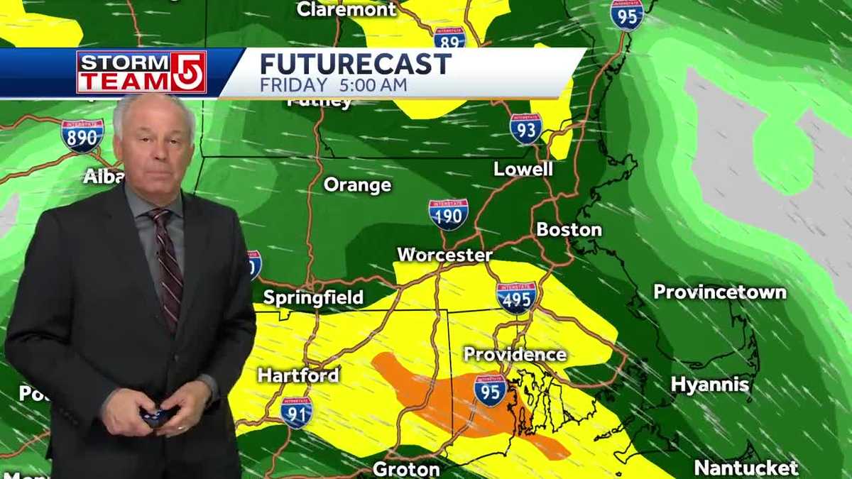 Drenching rain to impact region Friday