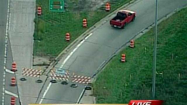 Ramp closes in Zoo Interchange