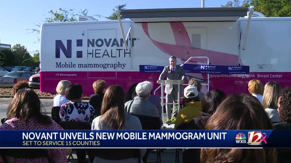 Novant Health unveils new mobile mammography unit