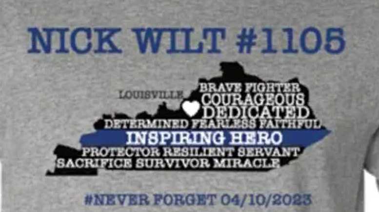 New fundraiser set up to support LMPD Officer Nick Wilt, family New fundraiser set up to support LMPD Officer Nick Wilt, family