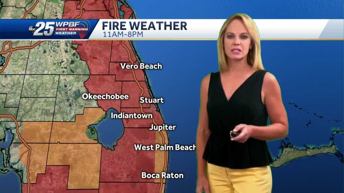 Cooler and Sunny for South Florida