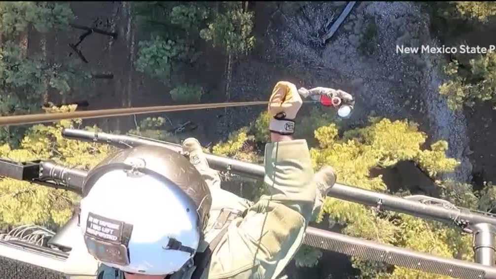 NMSP rescue hiker in the Gila