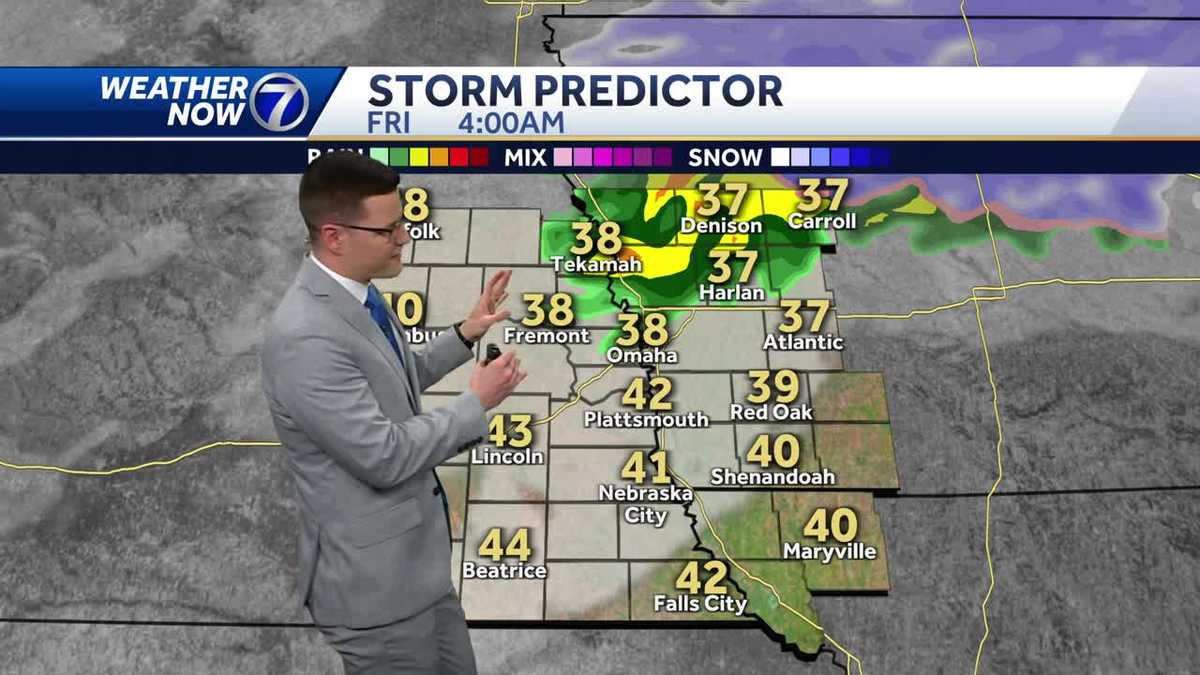 Omaha morning weather forecast for Thursday, March 21