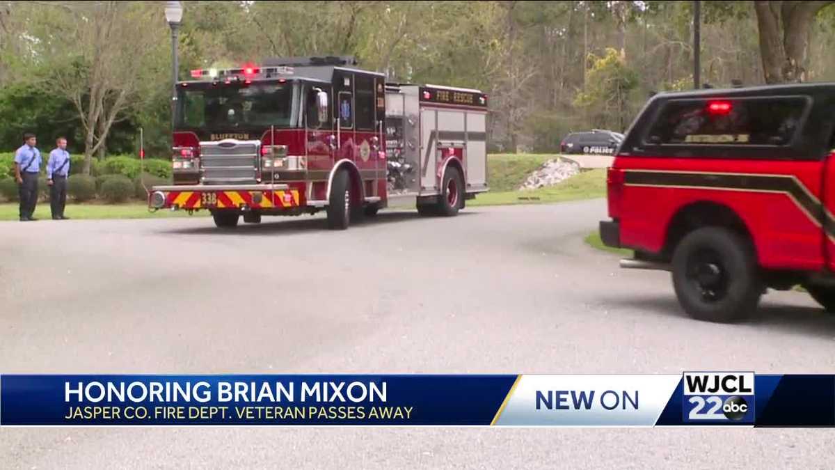The Jasper County Fire rescue is honoring one of their own