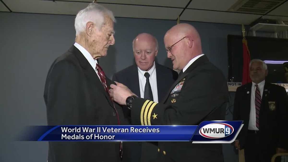 World War II vet received medals of honor