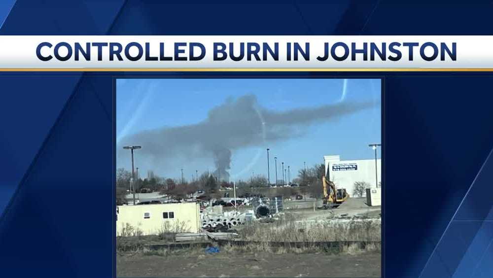 What's all that smoke in Johnston?