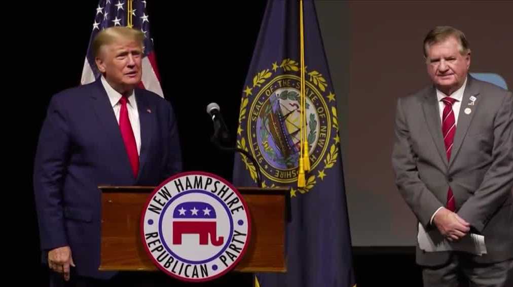 Donald Trump in New Hampshire: Campaign stop for Thursday