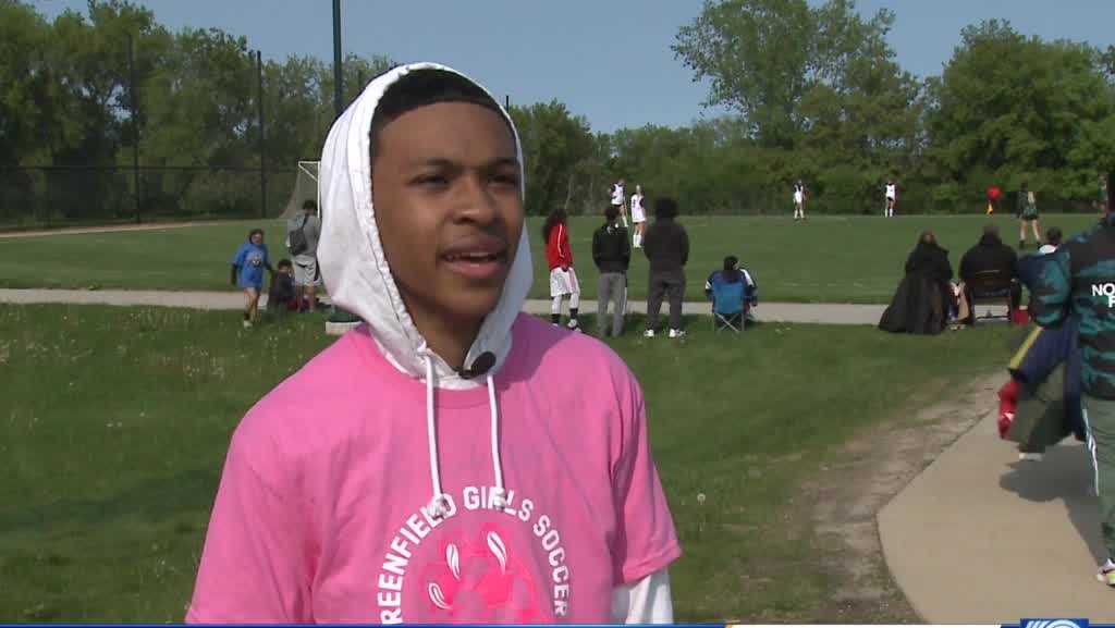 Greenfield soccer captain takes the field after hit-and-run last year