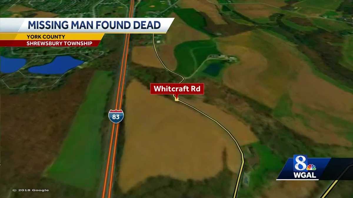 Missing man found dead in York County