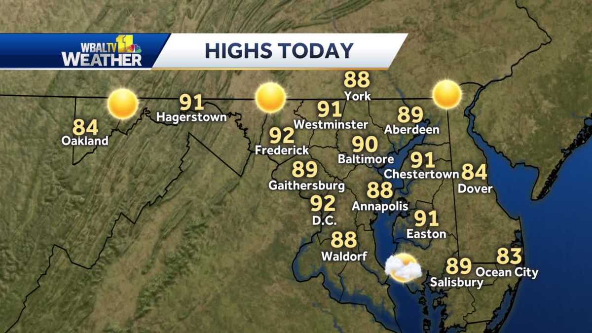 Hot & humid Wednesday