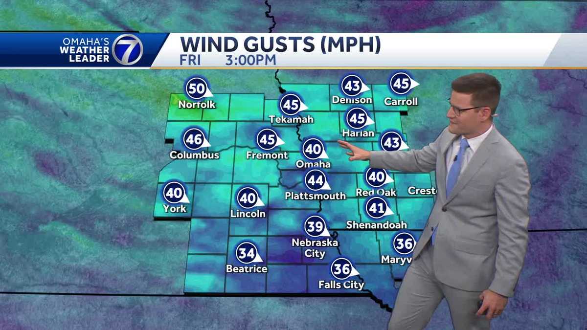Omaha morning weather forecast for Friday, May 16