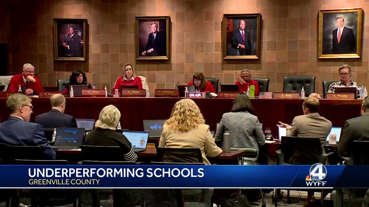Greenville: 5 schools added to list of underperforming schools