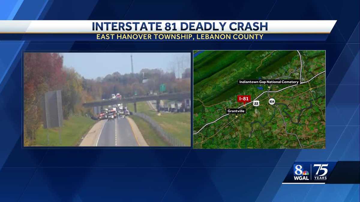 1 dead, 3 injured in tractor-trailer crash on Interstate 81 in Lebanon ...