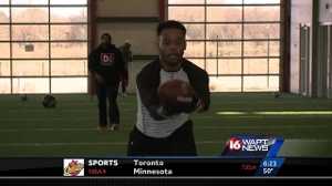 Local athletes chase pro football dreams