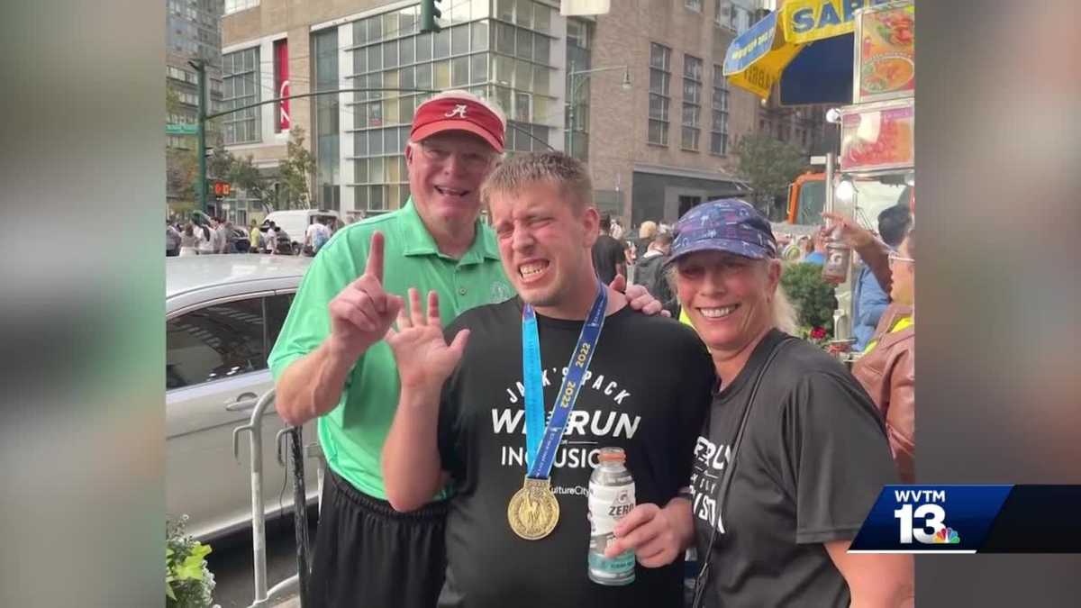 Local man with autism competes in NYC marathon
