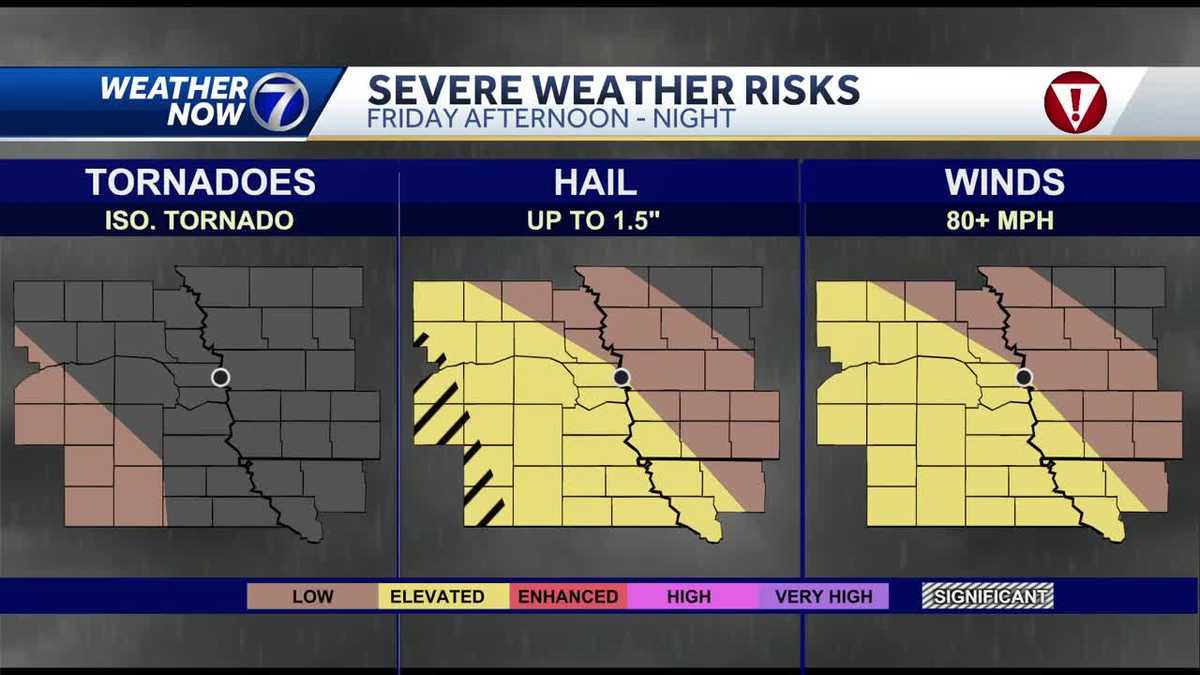 Severe weather Friday afternoon and night
